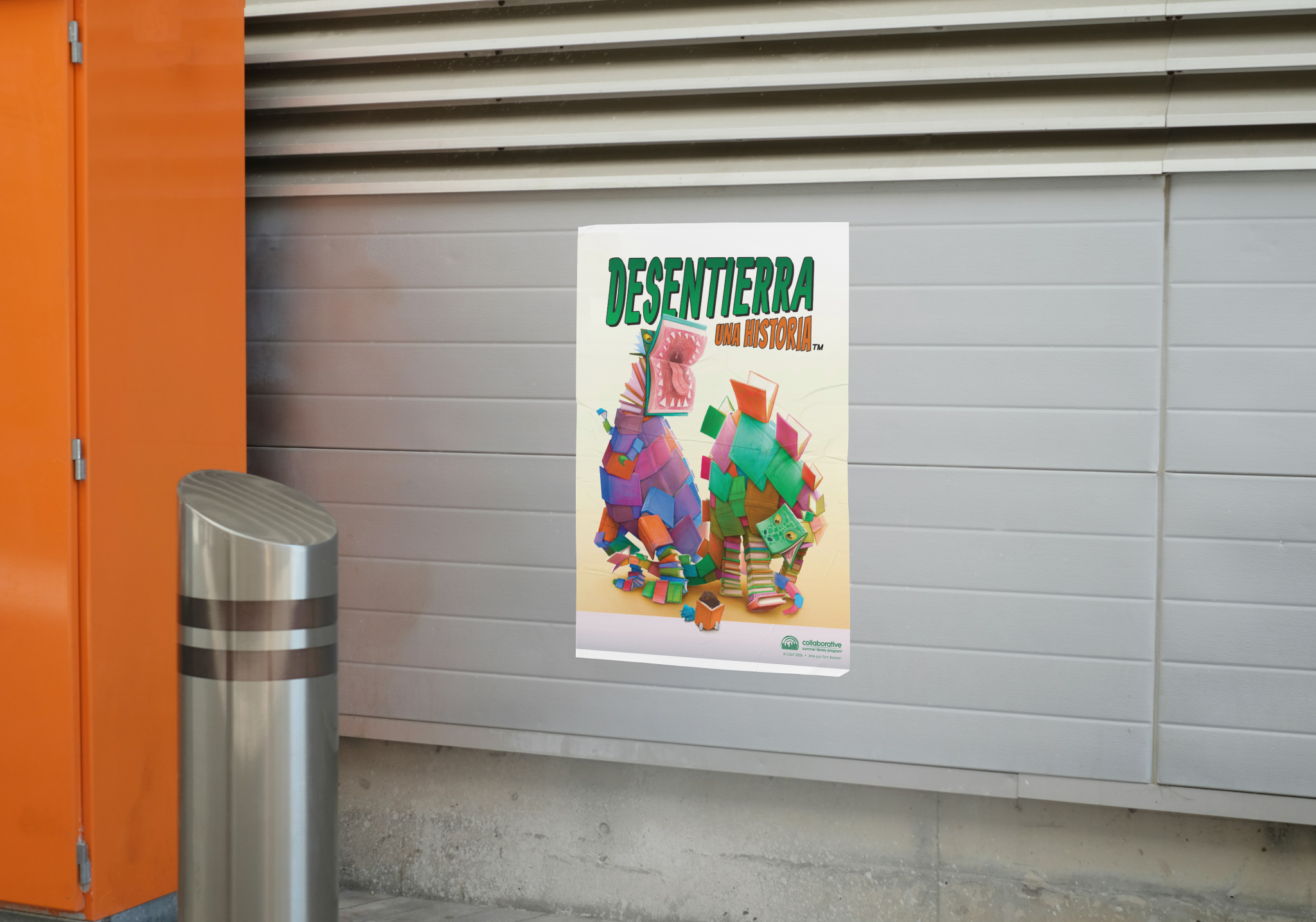 Book Dinos – Spanish Poster – Collaborative Summer Library Program Store